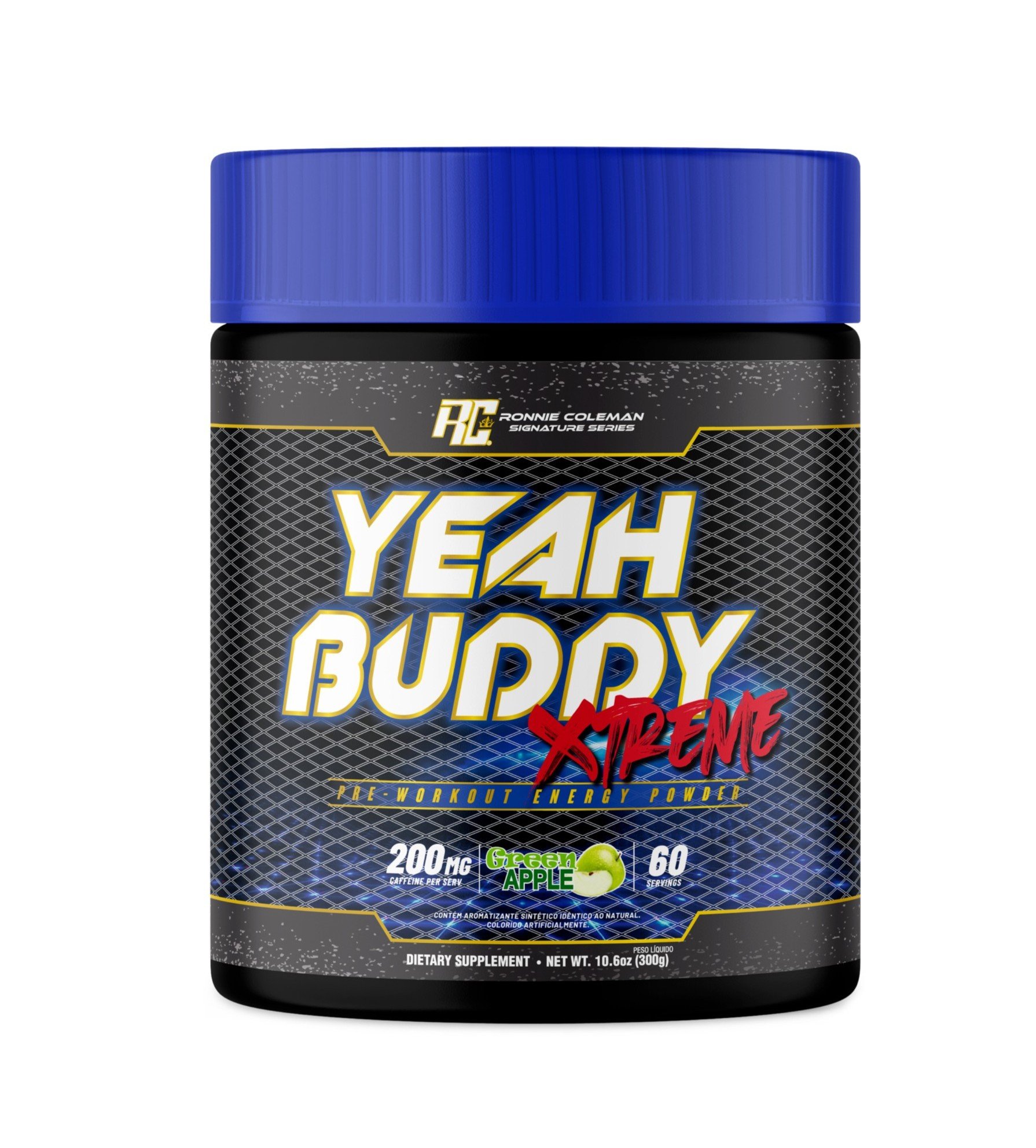 Pré Treino Yeah Buddy Xtreme 300g - Maça Verde - Não aplicável cupom ou ...
